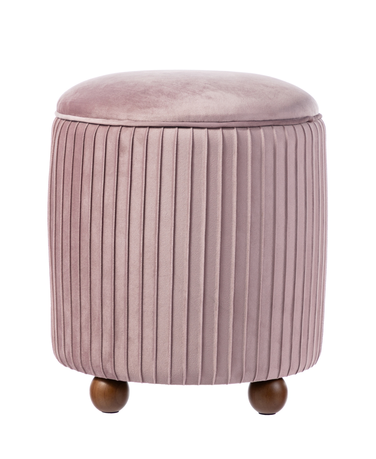Click here for Glitzhome Modern 19 Pleated Velvet Upholstered Sto... prices
