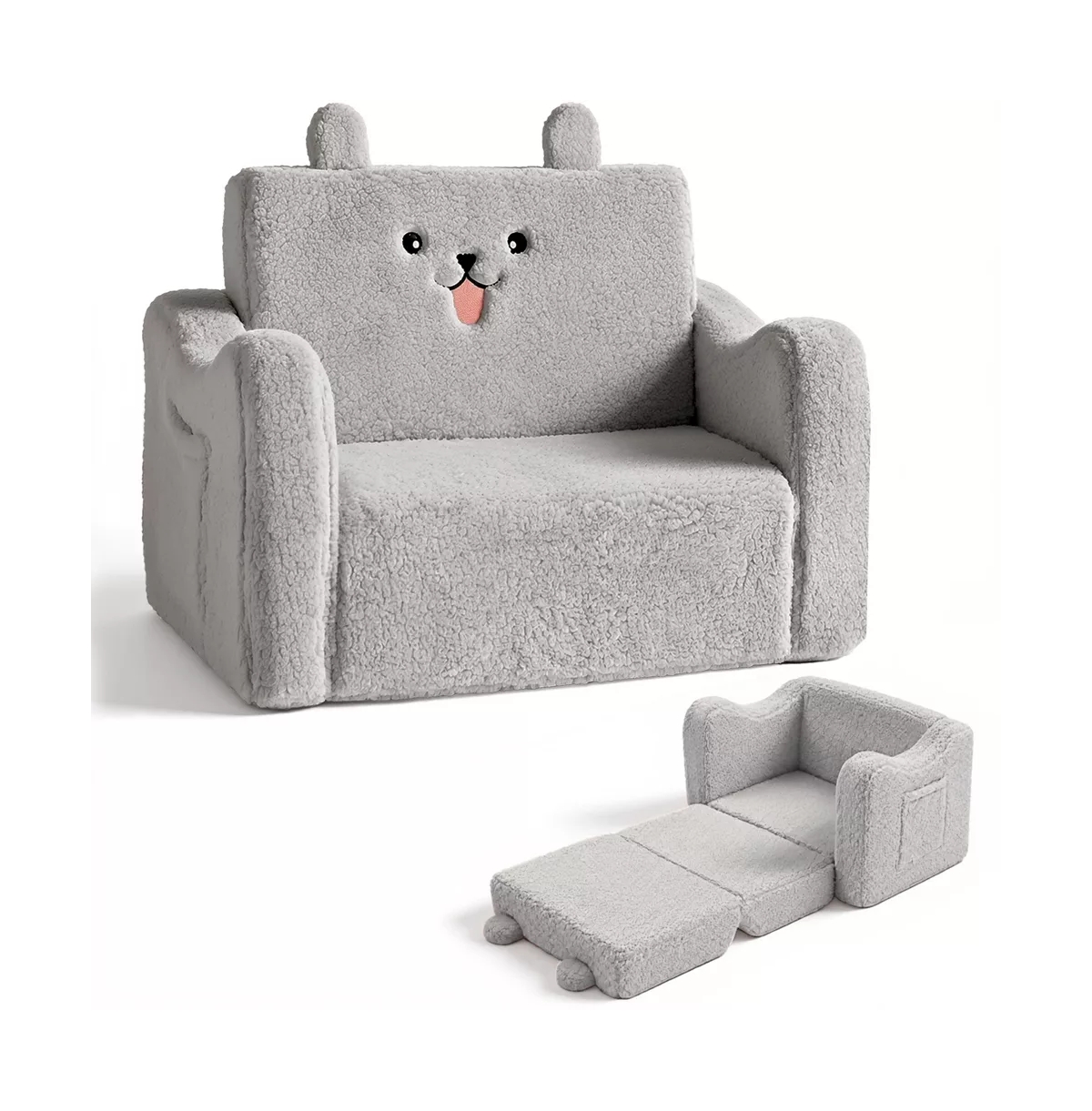 Click here for Kinder King 2-in-1 Toddler Sofa Chair Converts to... prices