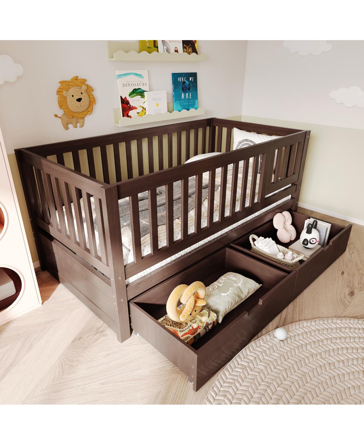 Click here for Streamdale Furniture 3-in-1 Solid Wood Convertible... prices