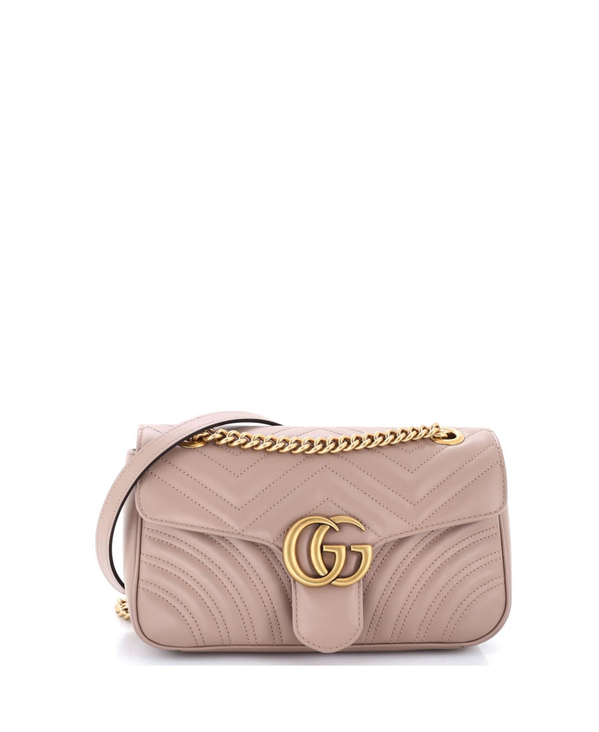 Click here for Pre-Owned Gucci Medium Gg Marmont Flap Bag Matelas... prices