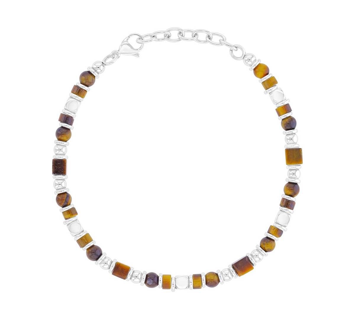 Click here for Quiksilver Mens Platinum-Plated Steel Tiger Eye Mi... prices