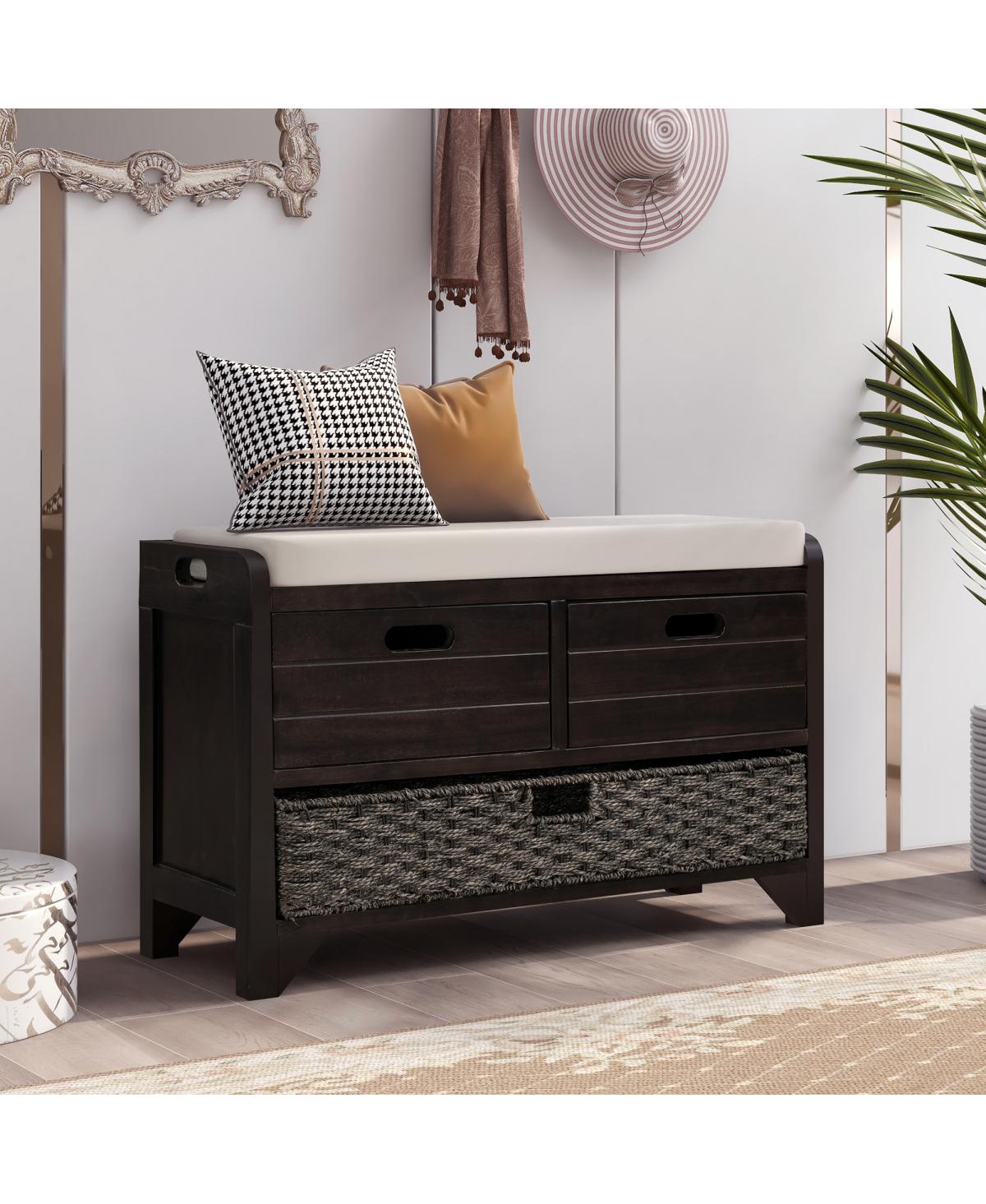Click here for Streamdale Furniture Storage Bench with 2 Drawers... prices