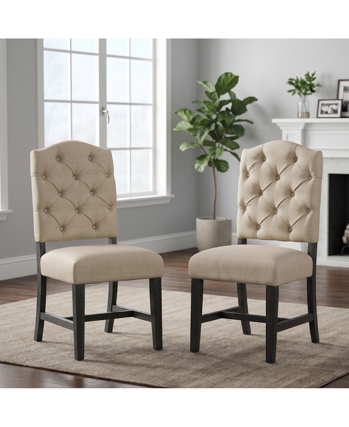 Click here for Streamdale Furniture Retro Style Upholstered Dinin... prices
