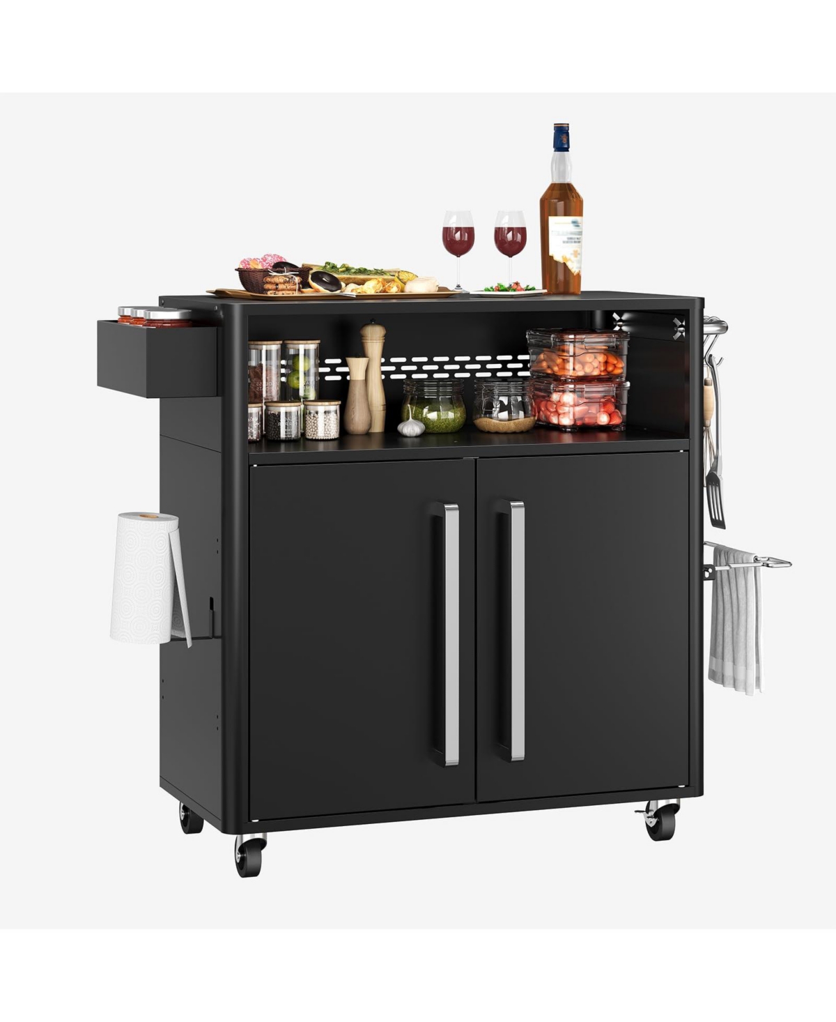 Click here for Xo Outdoor Grill Cart with Storage Cabinet and Whe... prices