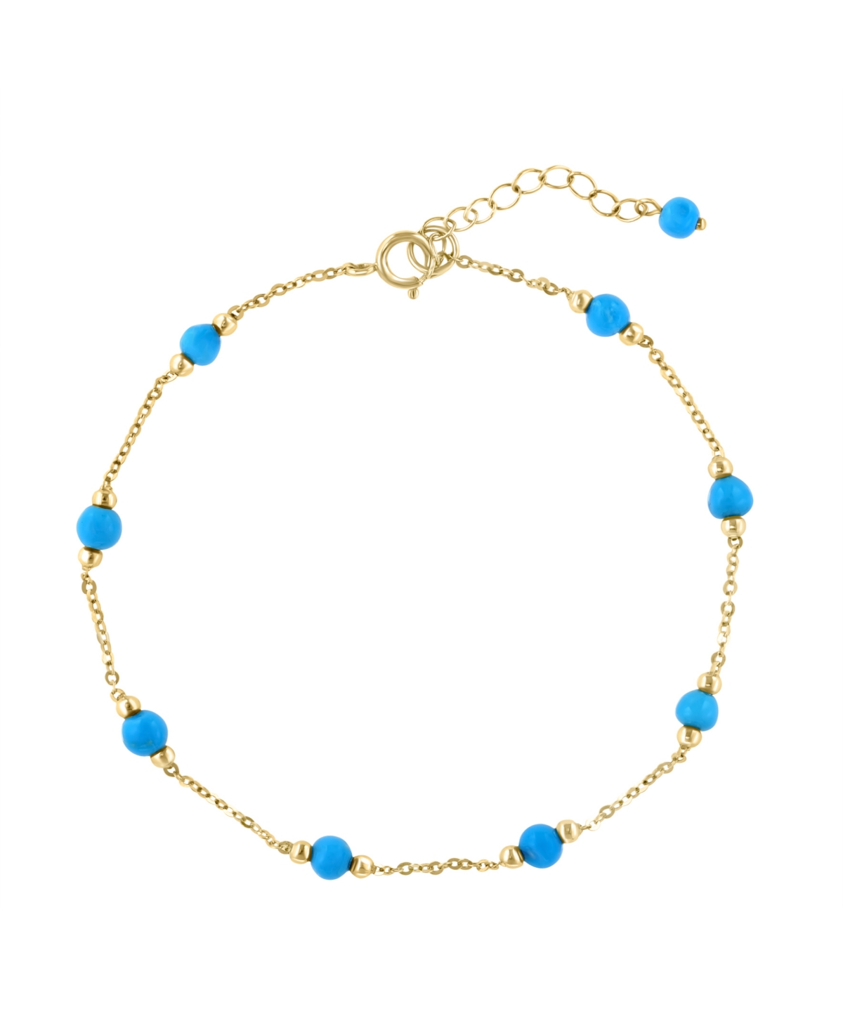 Click here for Effy Collection Turquoise (3.5mm) Bracelet in 14k... prices