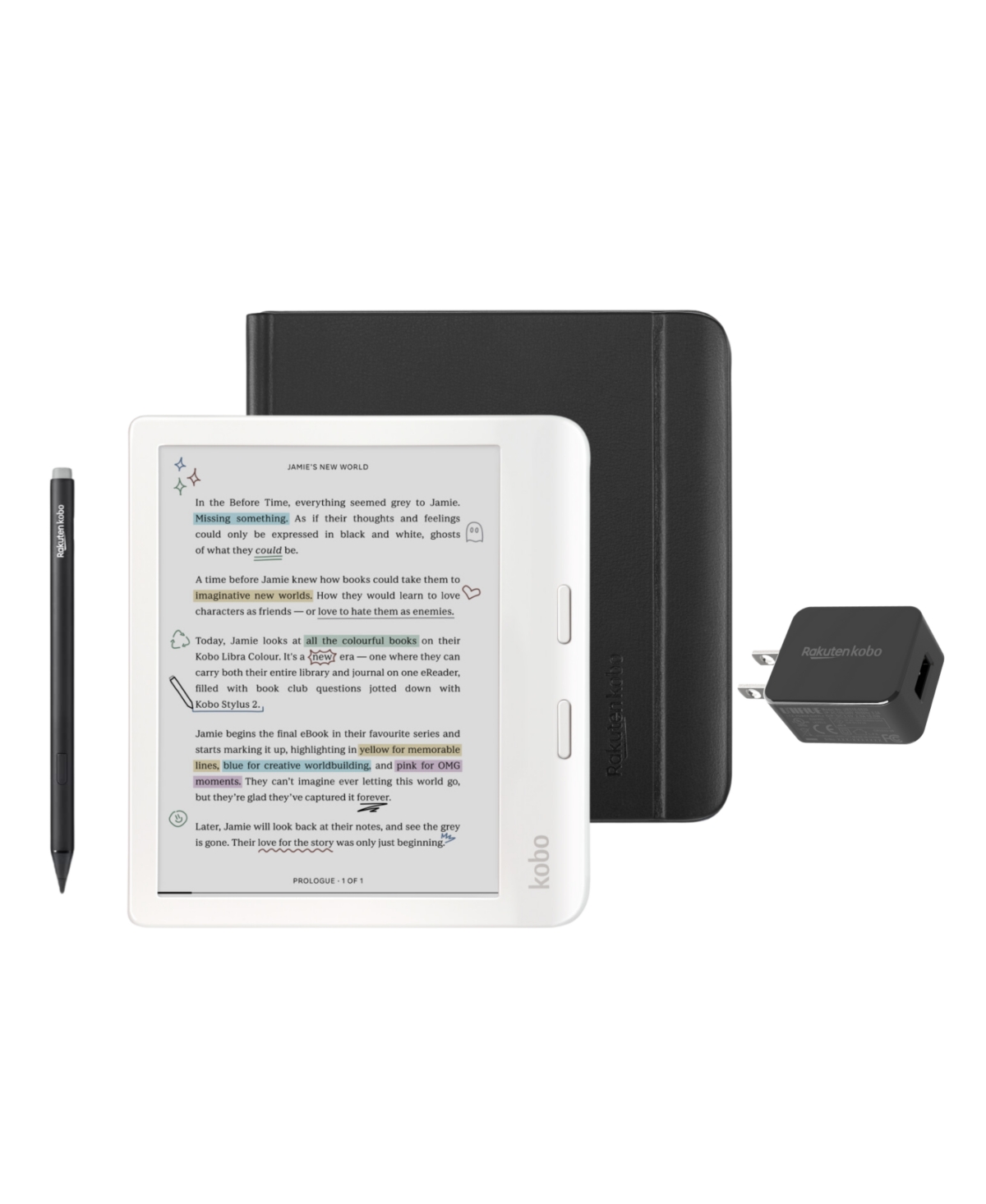 Click here for Kobo Libra 32GB Colour eReader with Notebook Sleep... prices