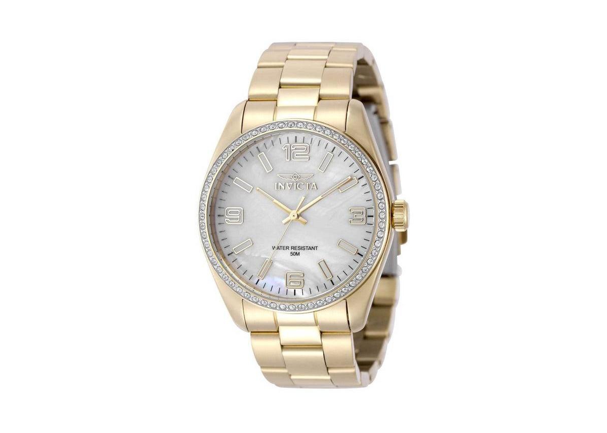 Click here for Invicta Womens Specialty Quartz Dial Watch - Gold prices