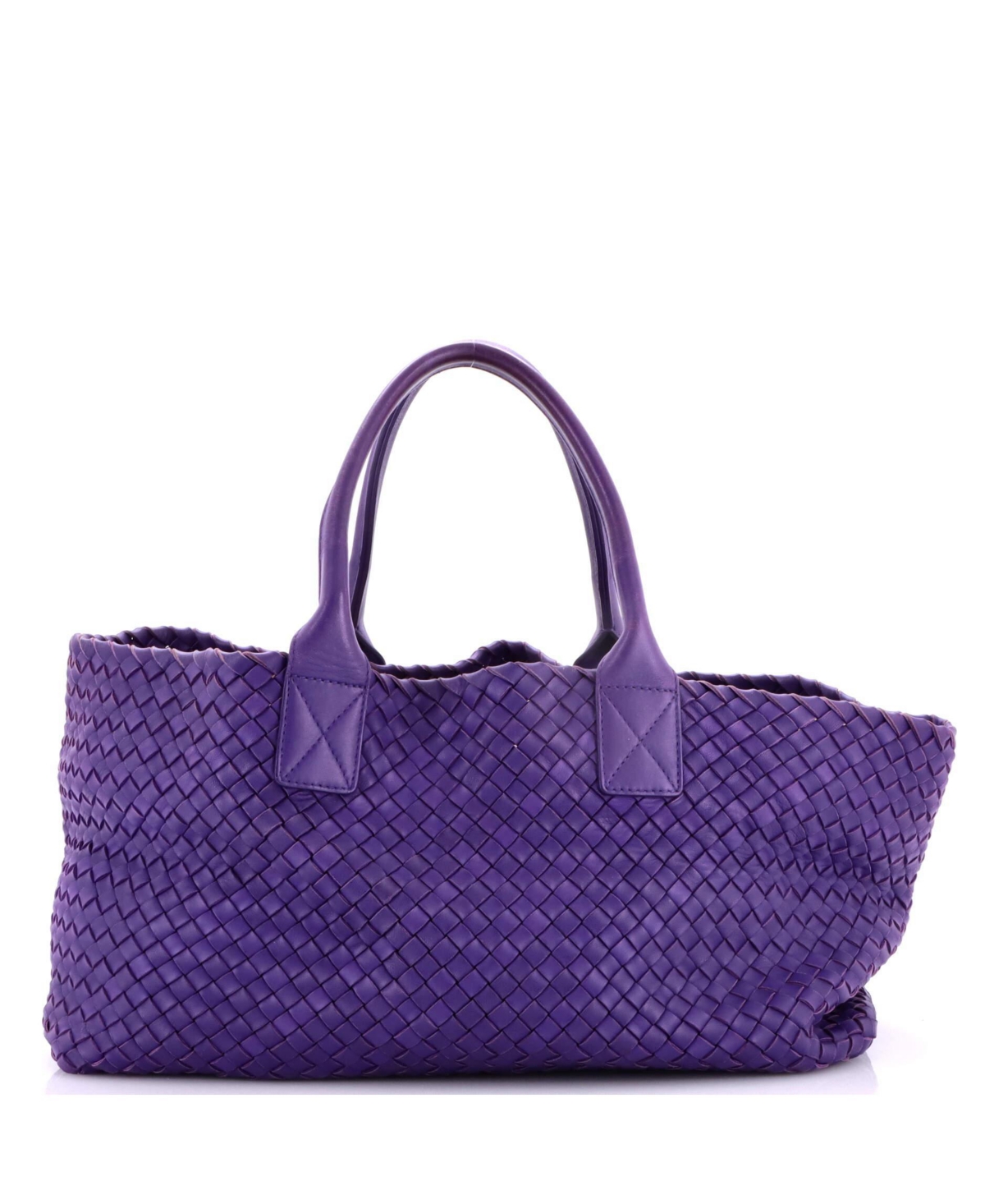 Click here for Pre-Owned Bottega Veneta Large Cabat Tote Intrecci... prices