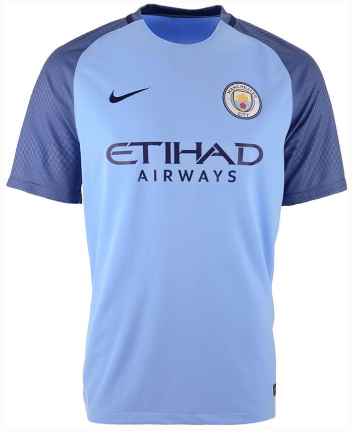 Nike Men's Manchester City Club Team Home Stadium Jersey - Macy's