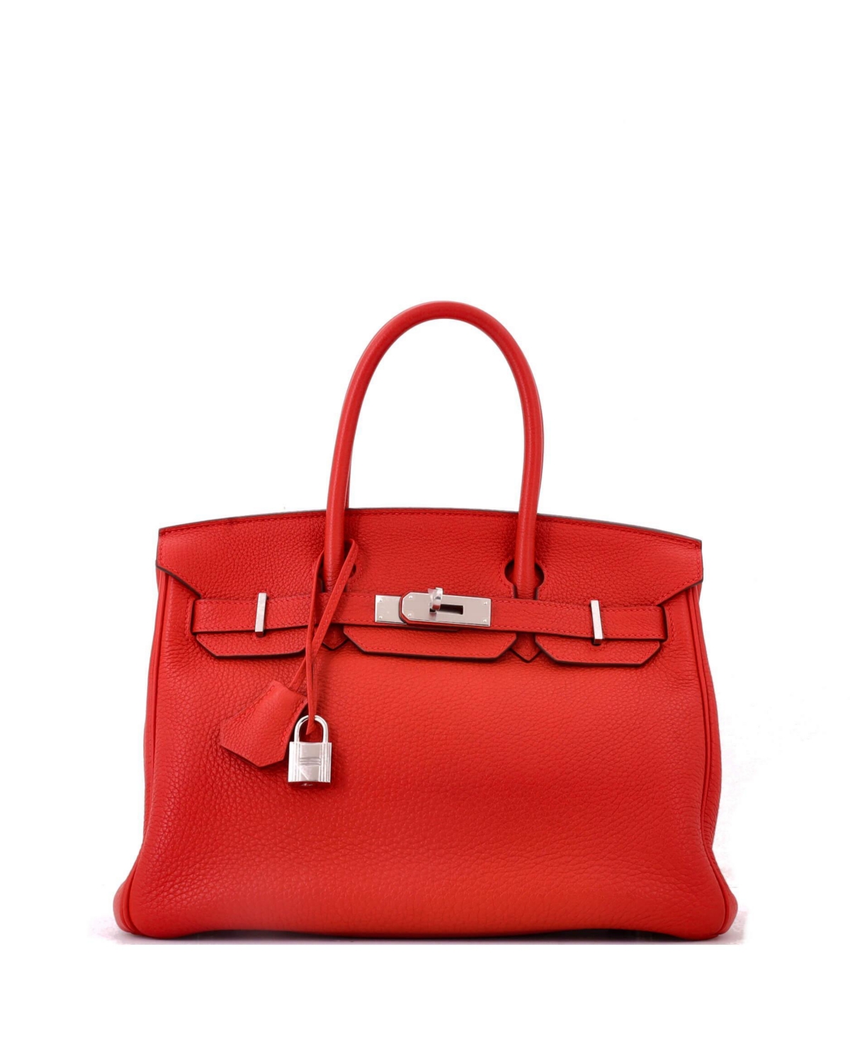 Click here for Pre-Owned HERMES Birkin 30 Handbag Red Togo with P... prices