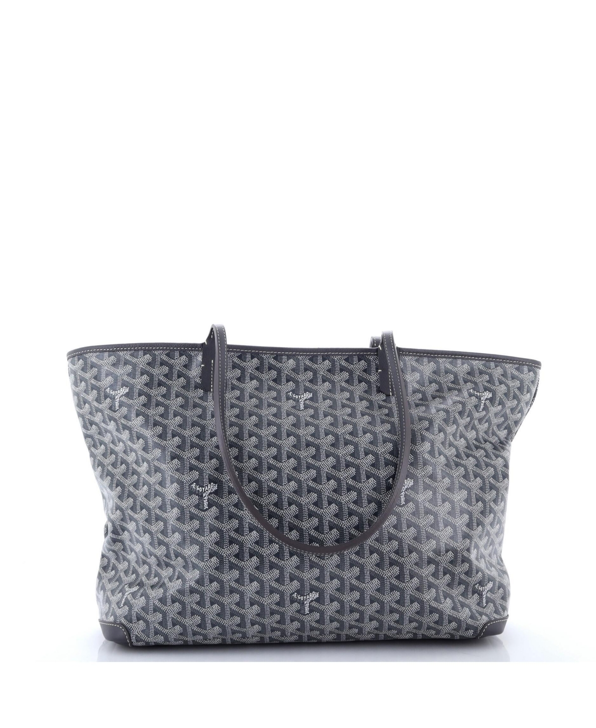 Click here for Pre-Owned Goyard Mm Artois Tote Coated Canvas - Gr... prices