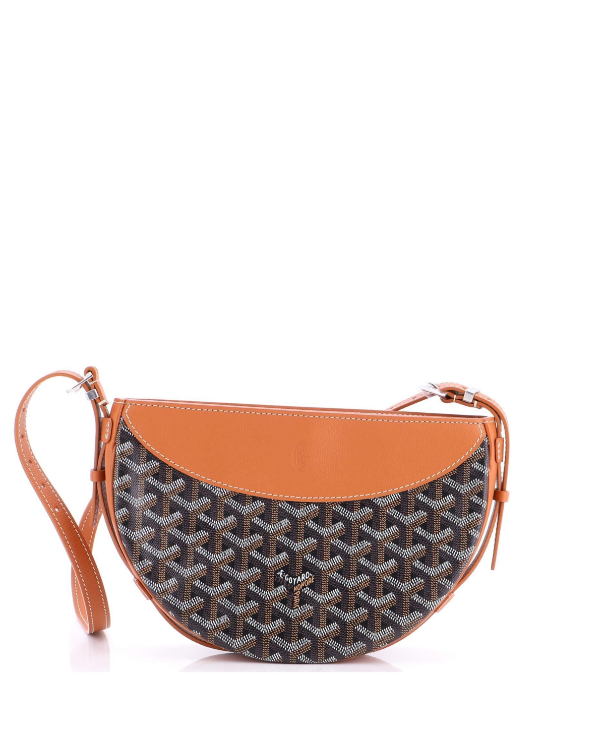 Click here for Pre-Owned Goyard Hirondelle Shoulder Bag Coated Ca... prices