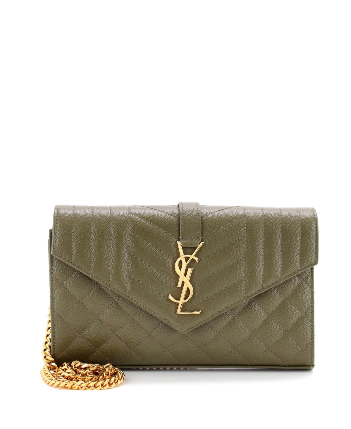 Click here for Pre-Owned Saint Laurent Medium Classic Monogram Ch... prices