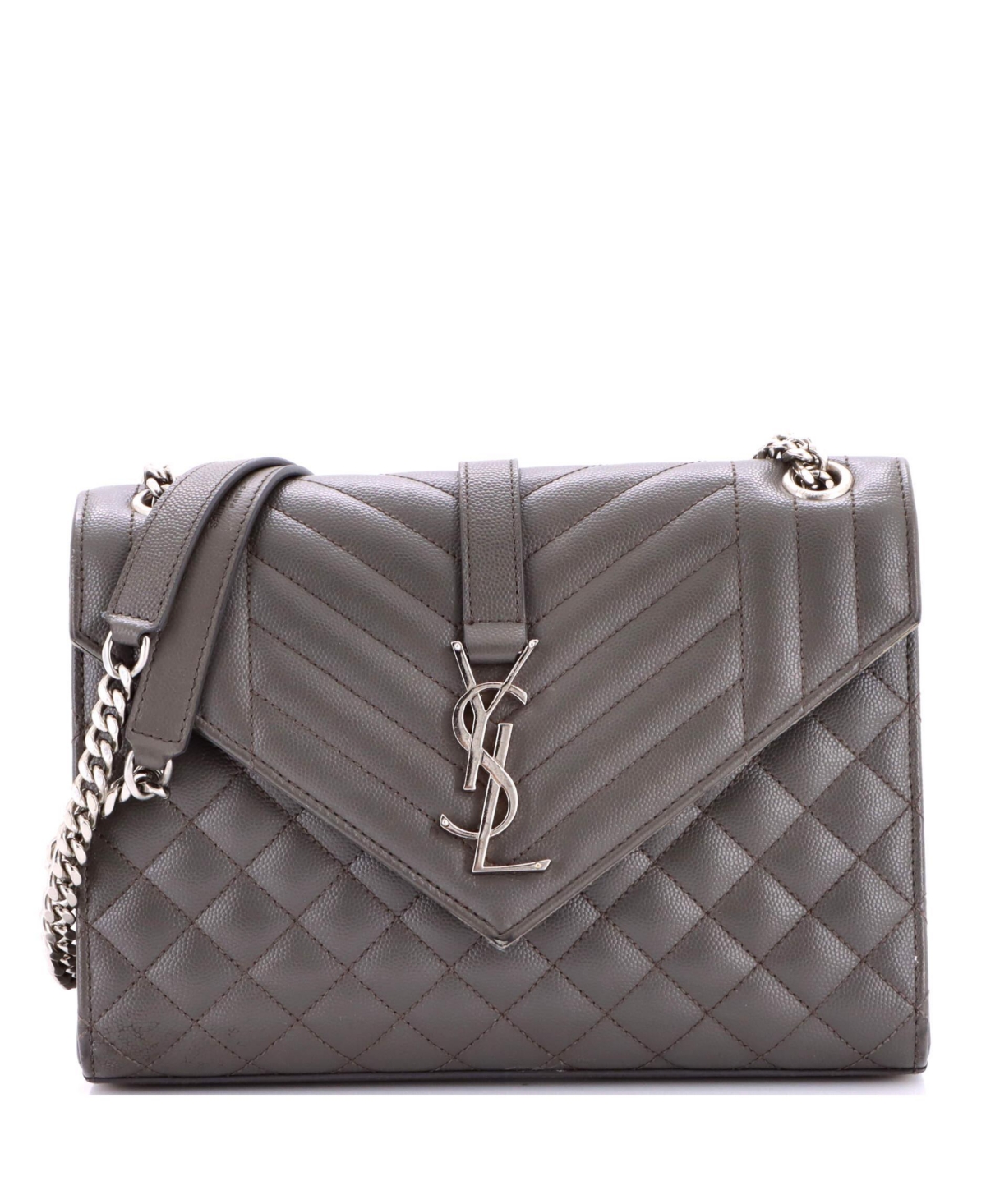 Click here for Pre-Owned Saint Laurent Medium Classic Monogram En... prices