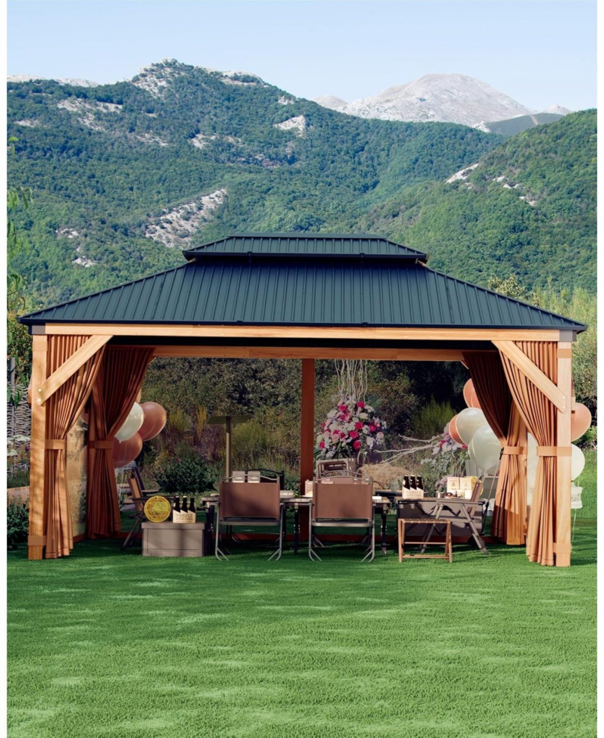 Click here for gaomon 10 ft x12 ft Wood Gazebo for All Weather  G... prices