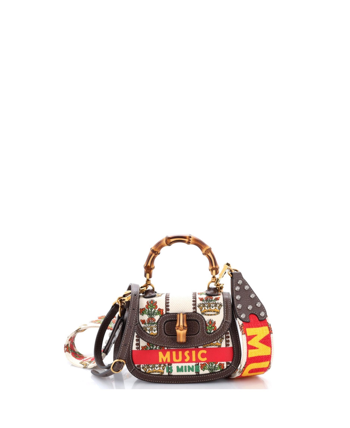 Click here for Pre-Owned Gucci Mini Bamboo 1947 Top Handle Bag Li... prices