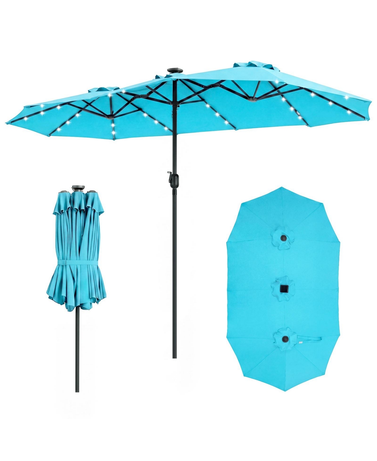 Click here for Sugift 13 ft Double-Sided Rectangular Patio Market... prices