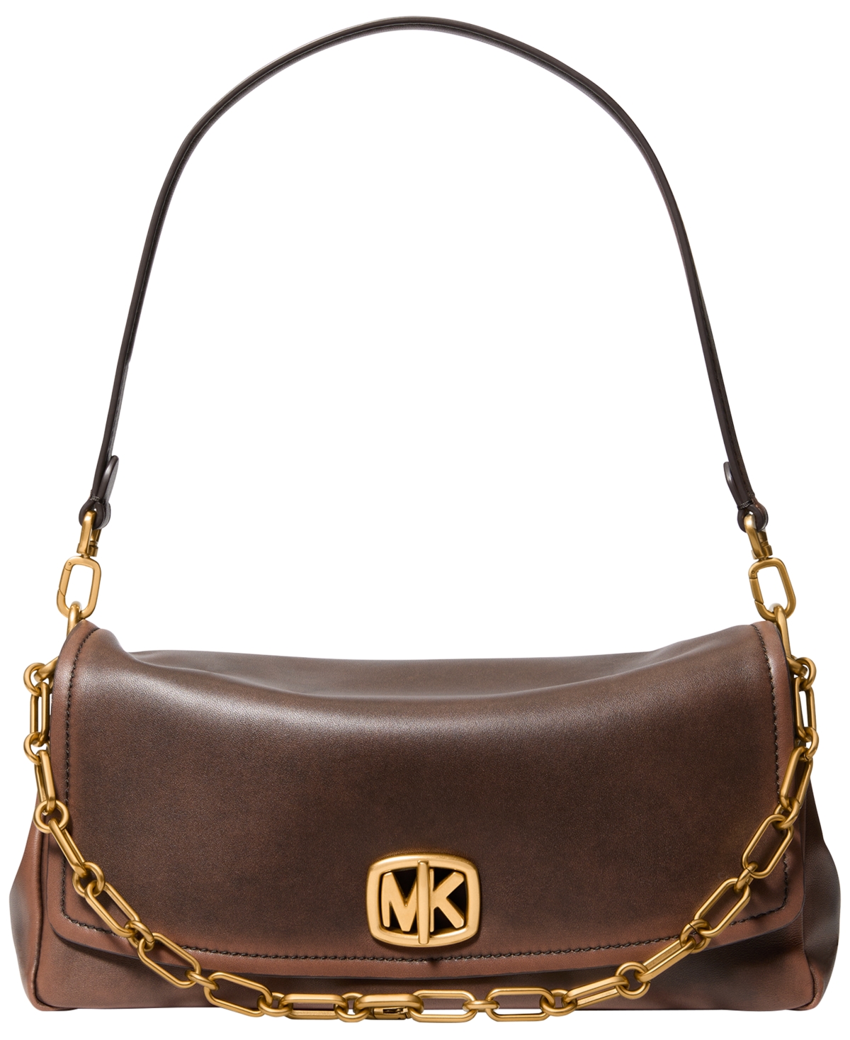 Click here for Michael Michael Kors Turn-Lock Medium Shoulder Han... prices