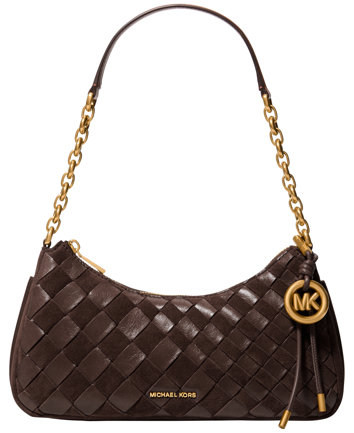 Click here for Michael Michael Kors Nolita Chain Pouchette Leathe... prices