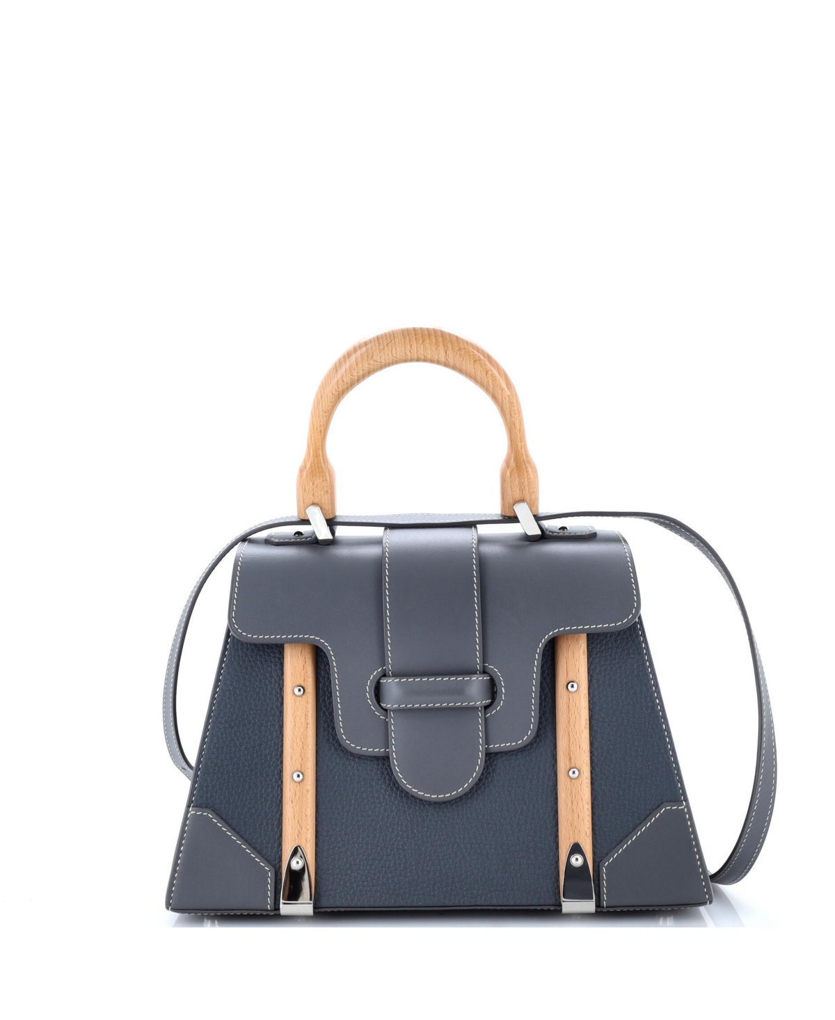 Click here for Pre-Owned Goyard Pm Saigon Top Handle Bag Leather... prices