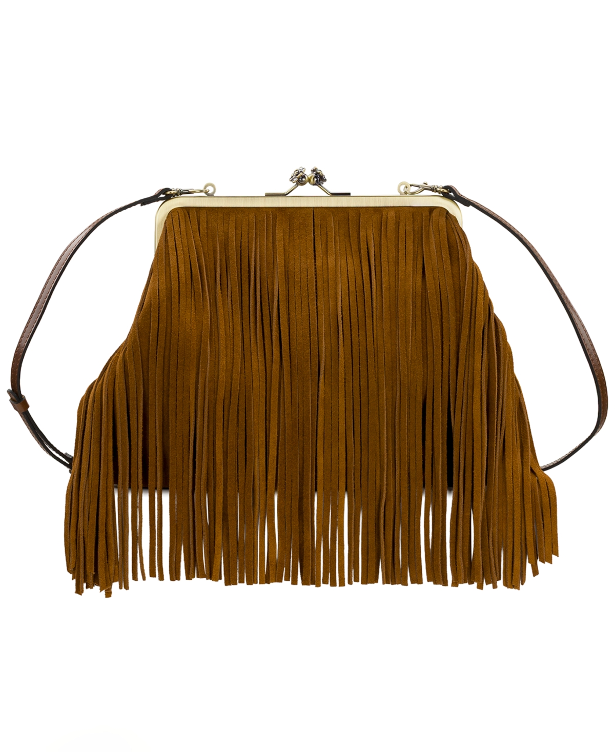 Click here for Patricia Nash Vivienne Suede Medium Kiss-Lock Fram... prices