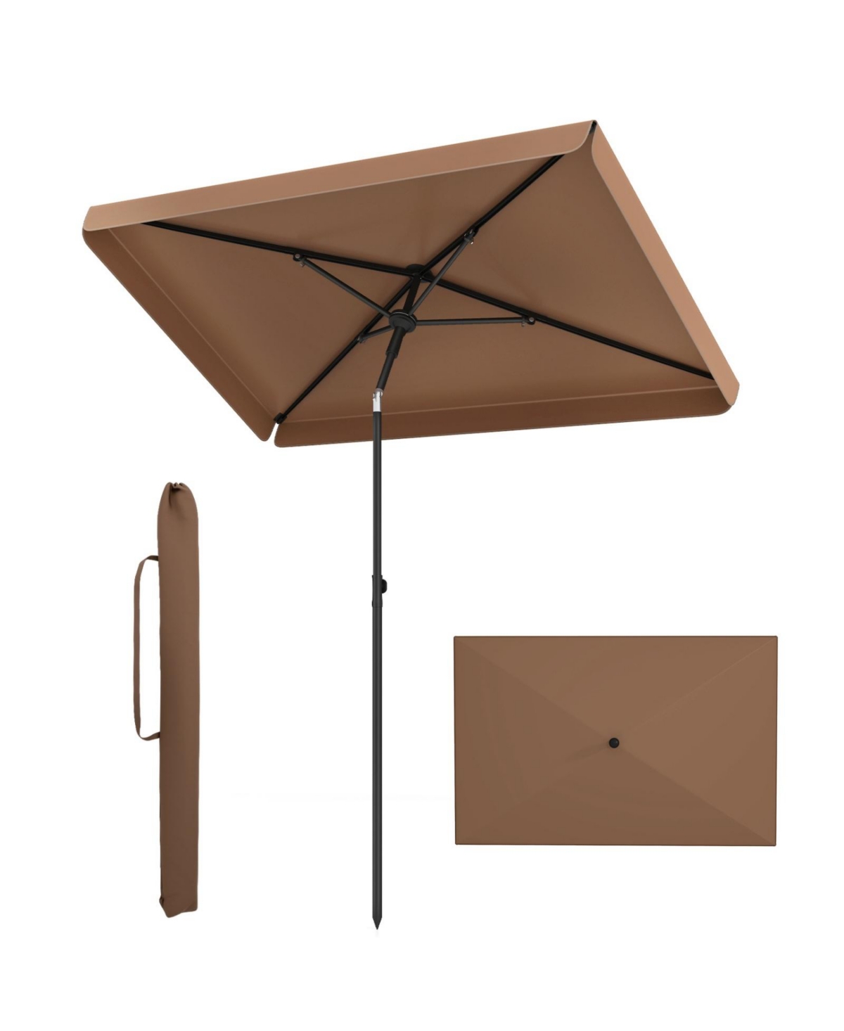 Click here for Sugift 6.5 x 4.3 feet Rectangular Outdoor Balcony... prices