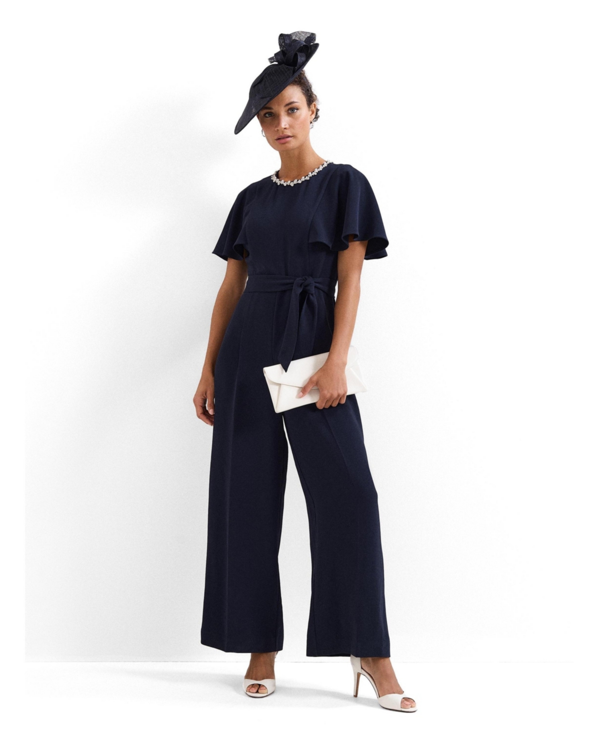 Click here for Phase Eight Womens Orwen Jumpsuit - Navy prices