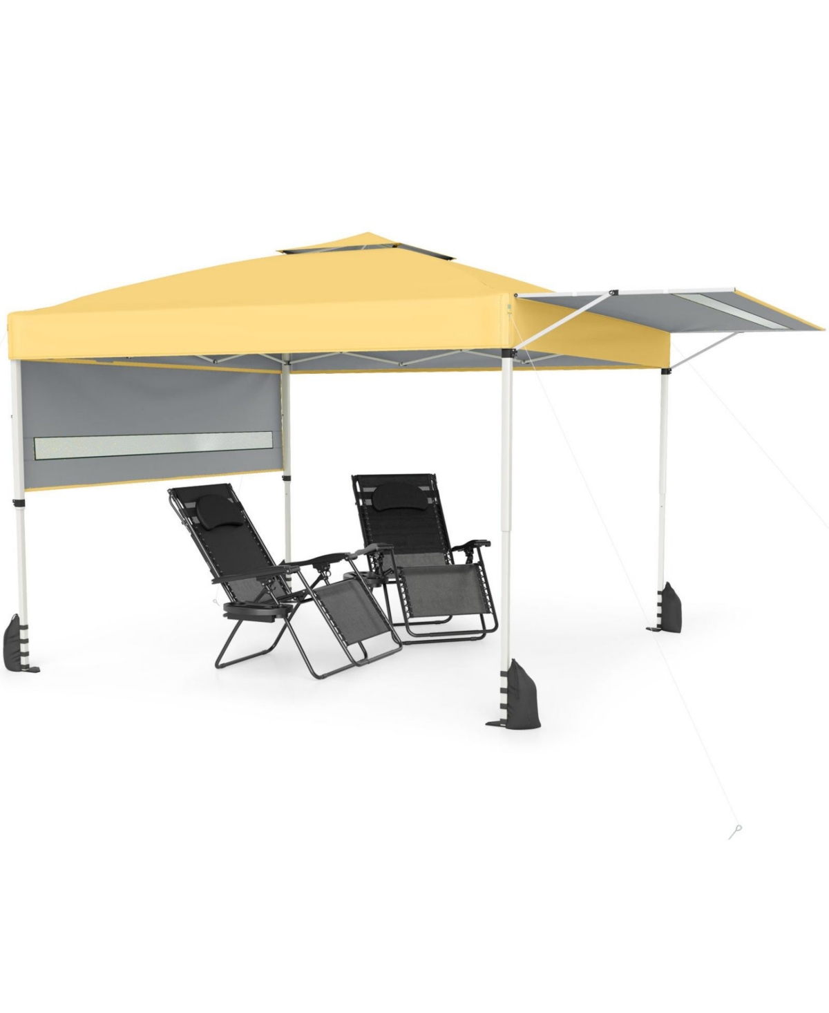 Click here for Sugift 10 x 17 ft Pop Up Canopy Tent with Dual 3 f... prices