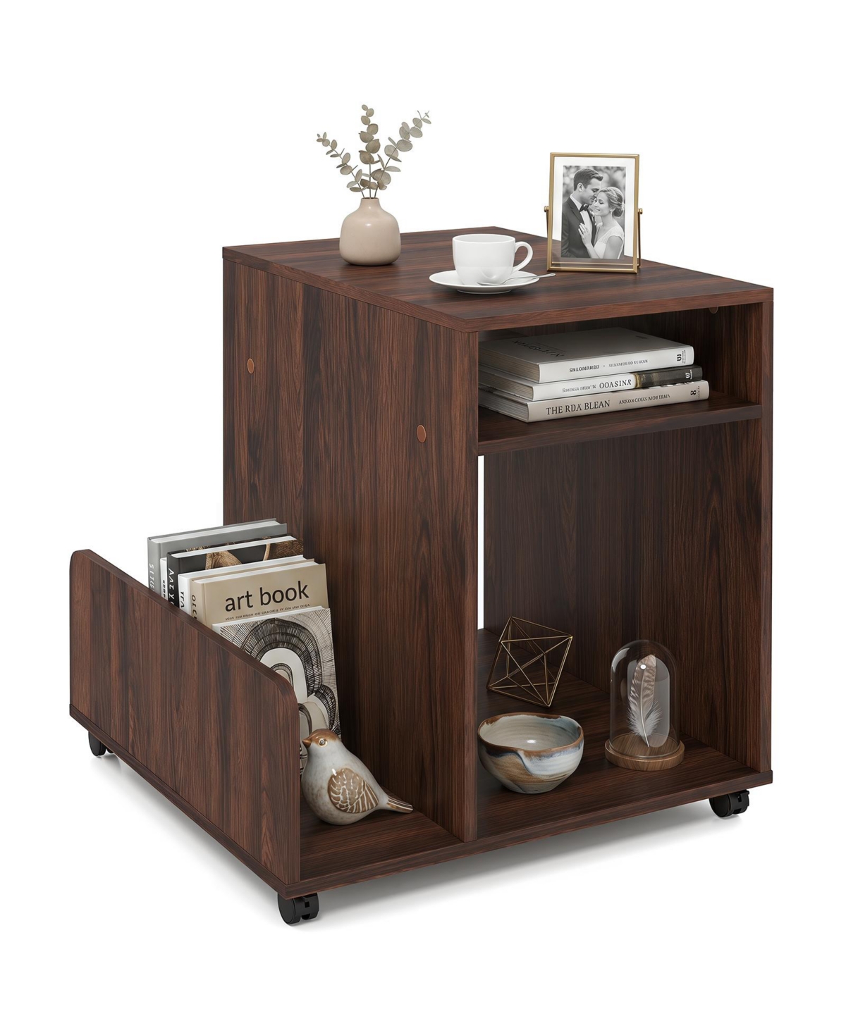 Click here for Gymax Room End and Side Tables Gymax Rolling End T... prices