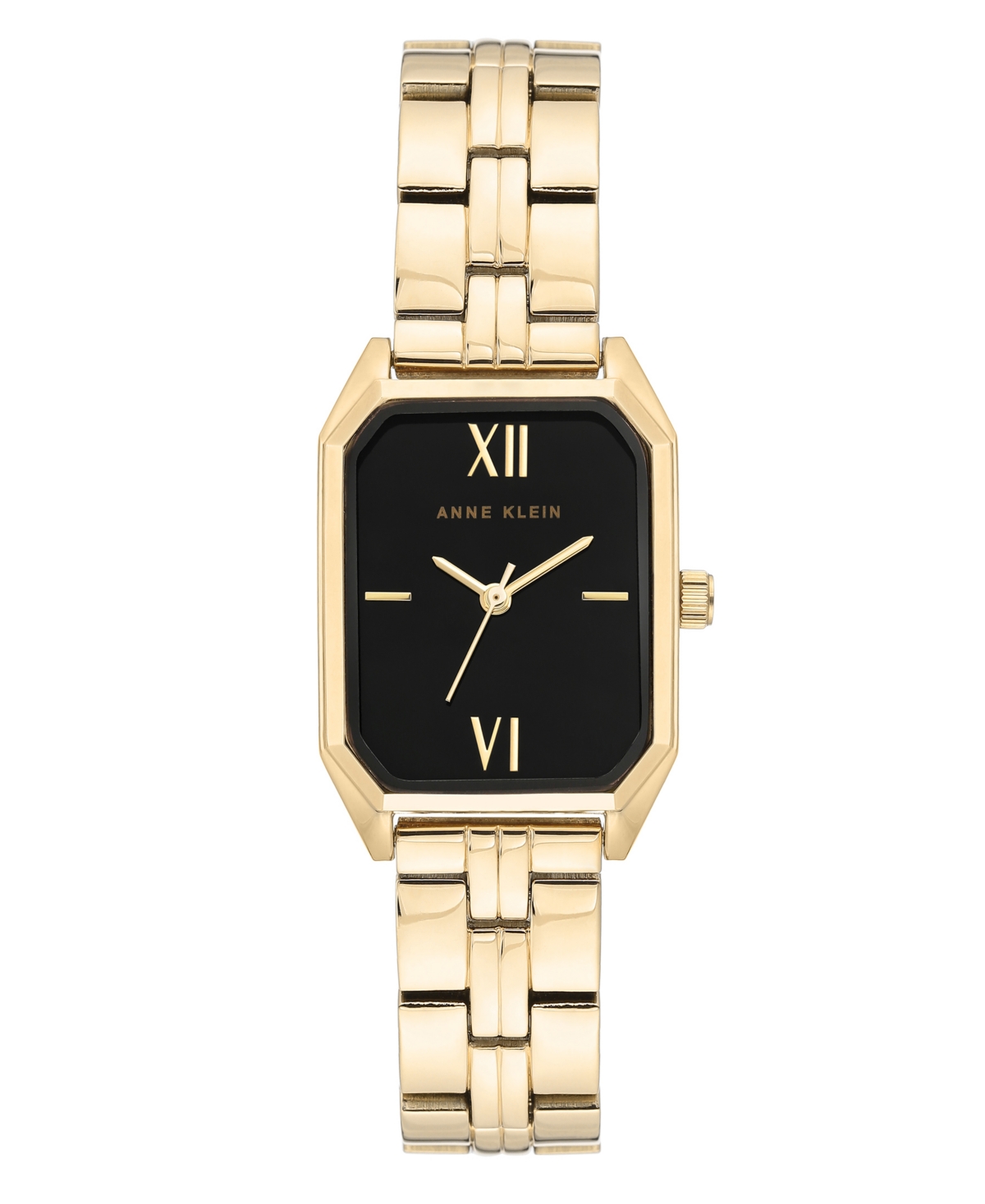 Click here for Anne Klein Womens Quartz Black Octagonal Gold Tone... prices