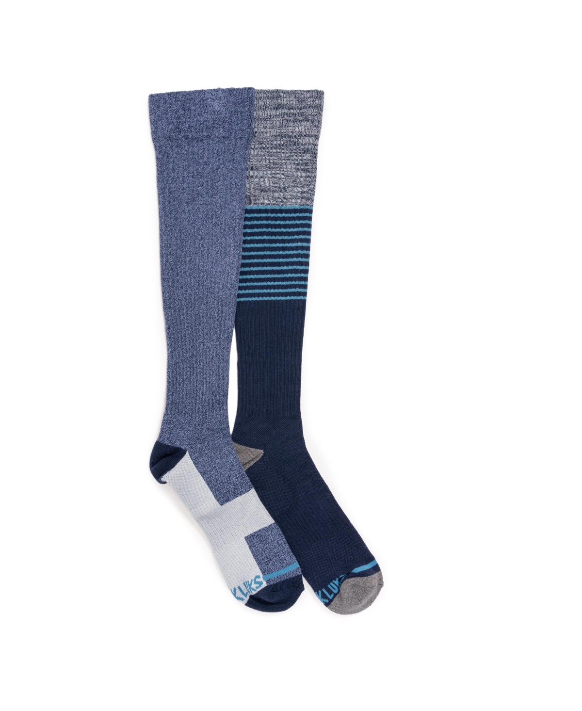Click here for Muk Luks Mens 2 Pair Pack Compression Knee High Co... prices