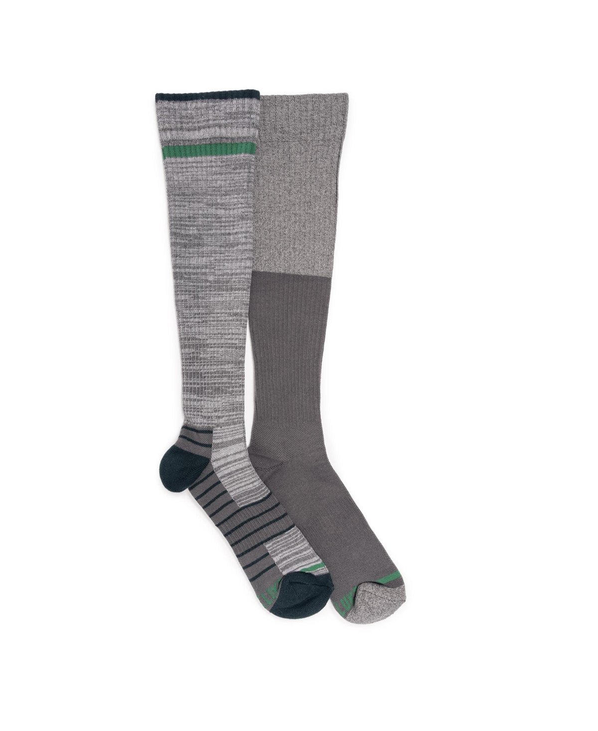 Click here for Muk Luks Mens 2 Pair Pack Compression Knee High Co... prices