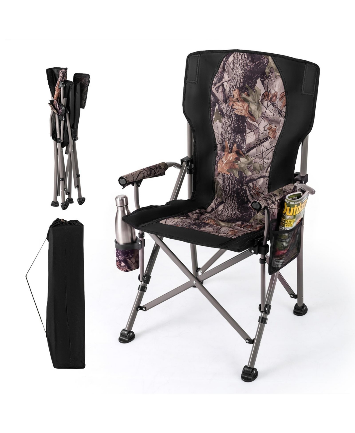 Click here for Sugift 400 lb Heavy Duty Folding Camping Chair wit... prices