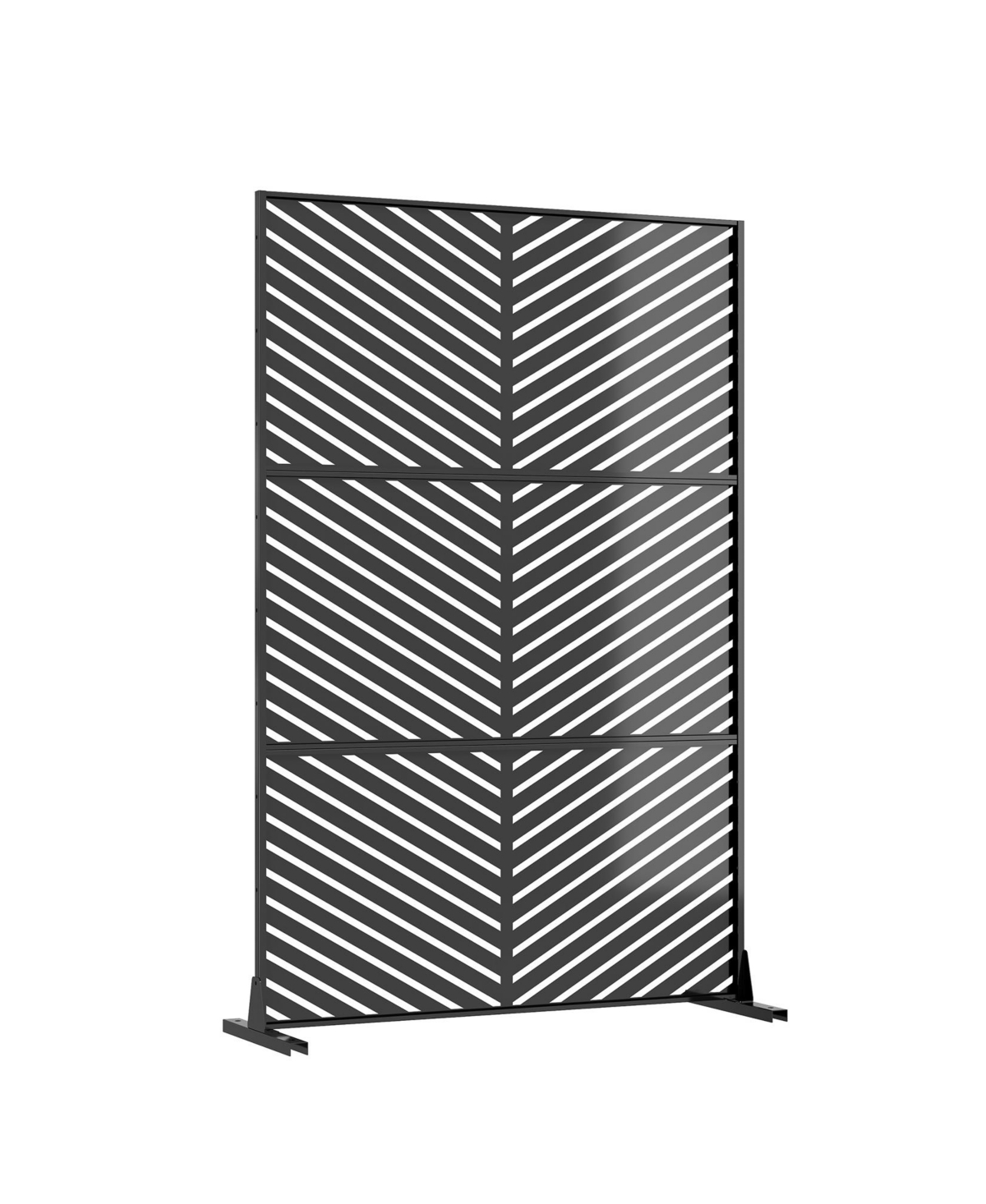 Click here for gaomon Freestanding Metal Privacy Screen Diagonal... prices