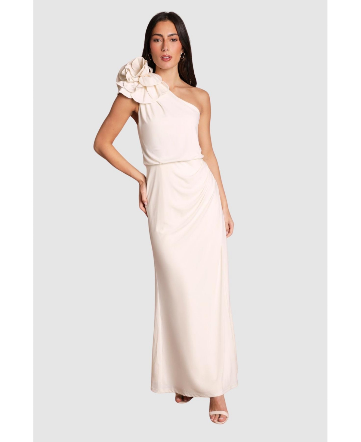 Click here for Coast Womens One Shoulder Jersey Maxi Dress - Ivor... prices