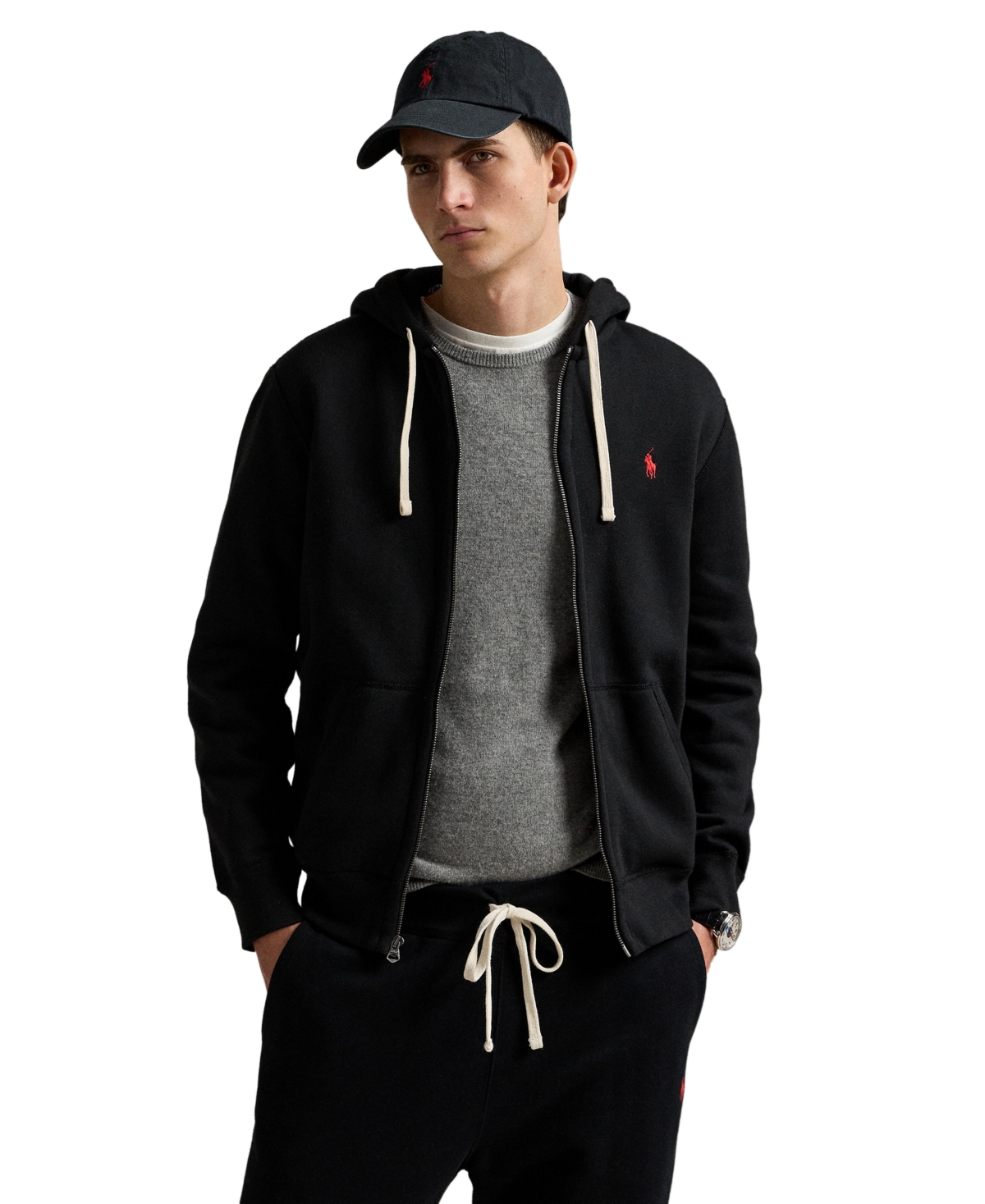 Click here for Polo Ralph Lauren Mens Signature Fleece Hoodie - P... prices