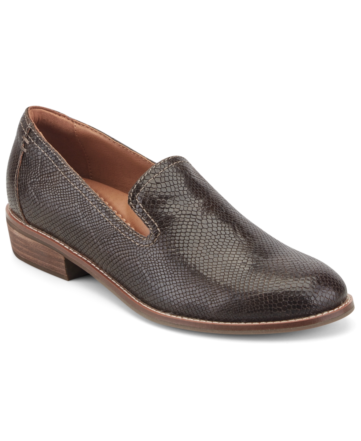 Click here for Earth Womens Edna Flat Slip-On Loafers - Dark Brow... prices