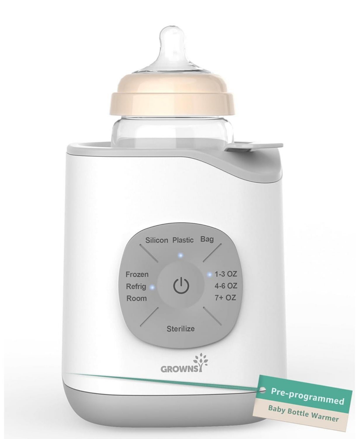 Click here for Grownsy Baby Bottle Warmer - White prices
