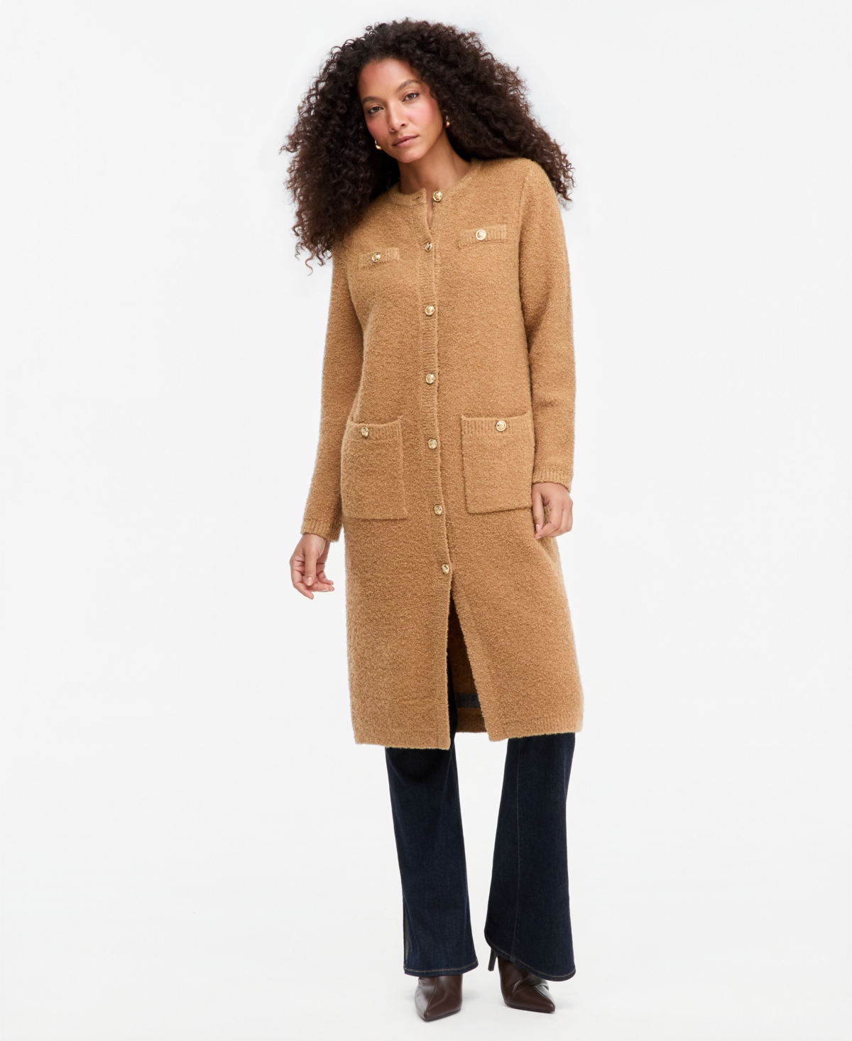 Click here for I.n.c. International Concepts Womens Long Boucle D... prices