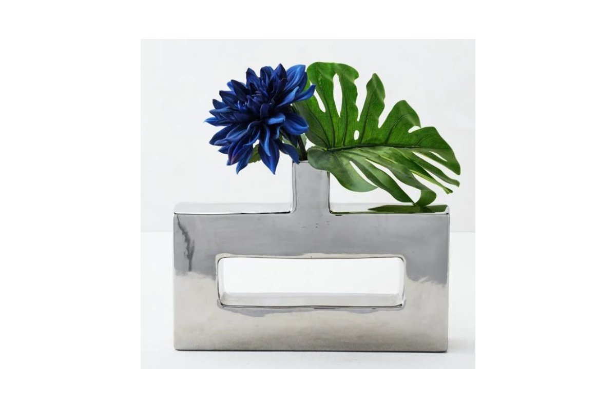 Click here for Z Gallerie Miami Vase - Silver prices