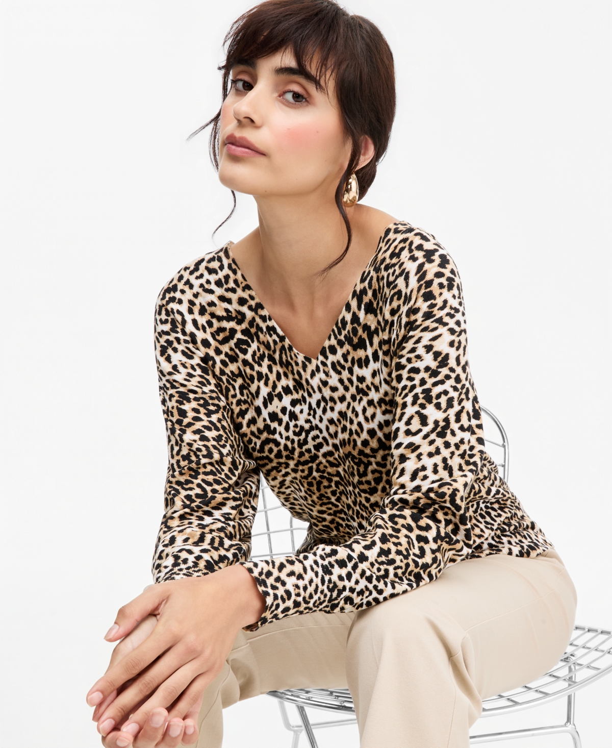 Click here for I.n.c. International Concepts Womens Print Double... prices