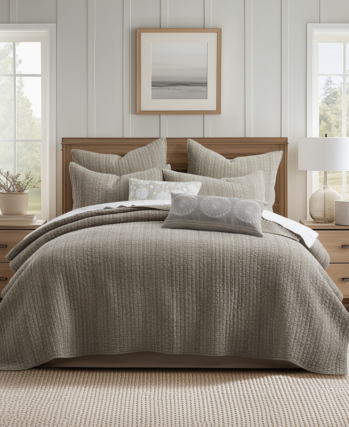 Click here for Levtex Loden Stone Washed 3-Pc. Quilt Set  Full/Qu... prices