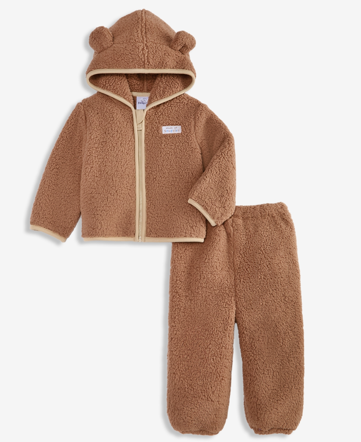 Click here for First Impressions Baby Boys 3M-24M Faux-Sherpa Hoo... prices