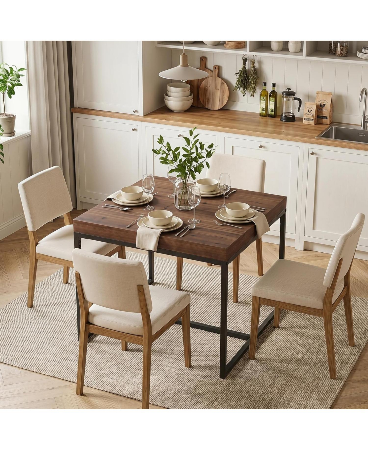 Click here for Tribesigns 31.5 Square Dining Table for 2-4:2.75 t... prices
