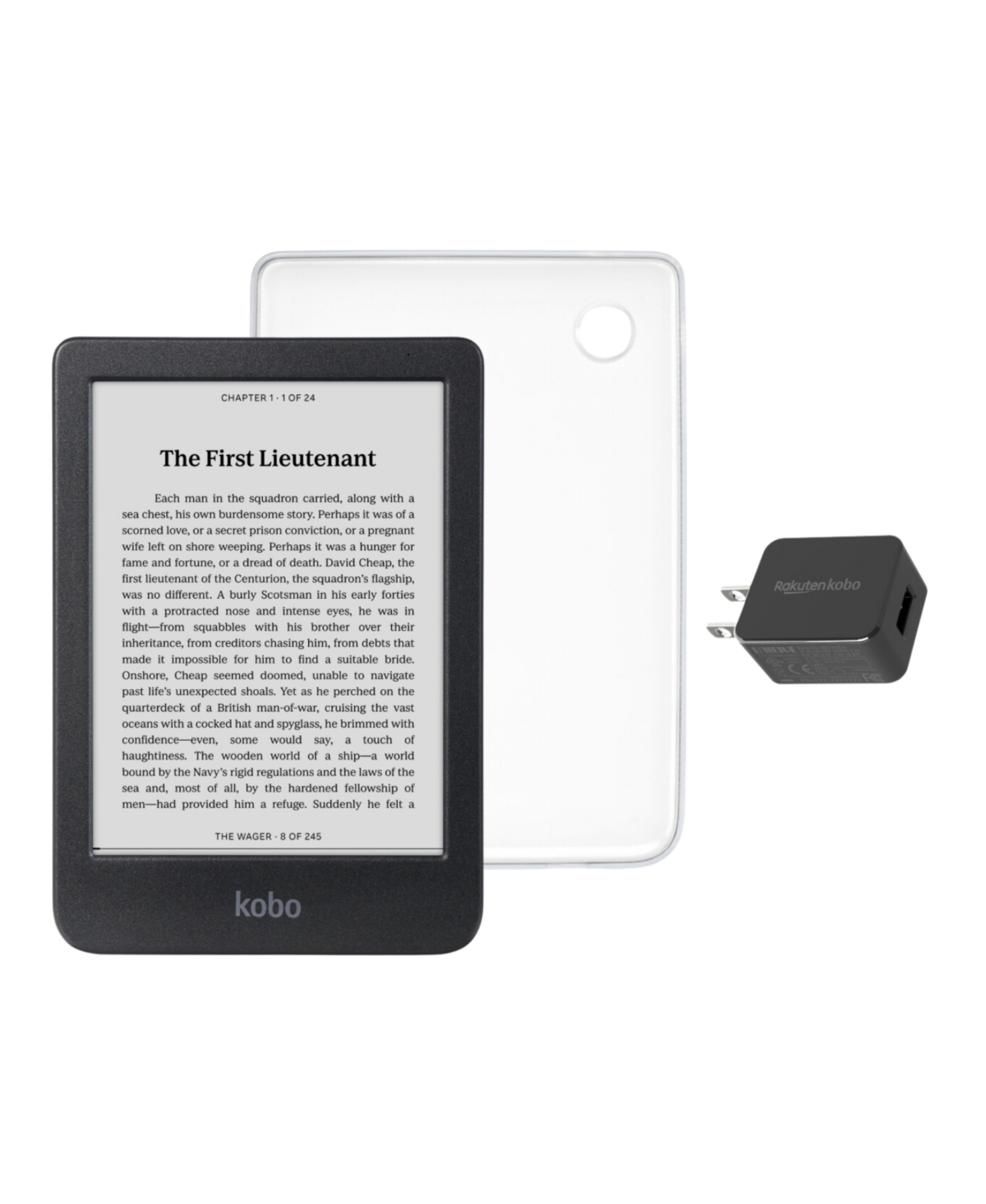 Click here for Kobo Clara Bw 6 inch 16GB eReader with Clear Case... prices