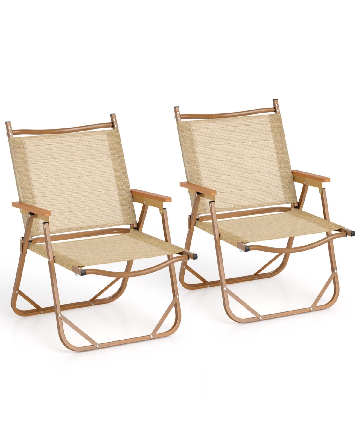 Click here for Sugift Folding Camp Chair Set of 2 with Aluminum F... prices