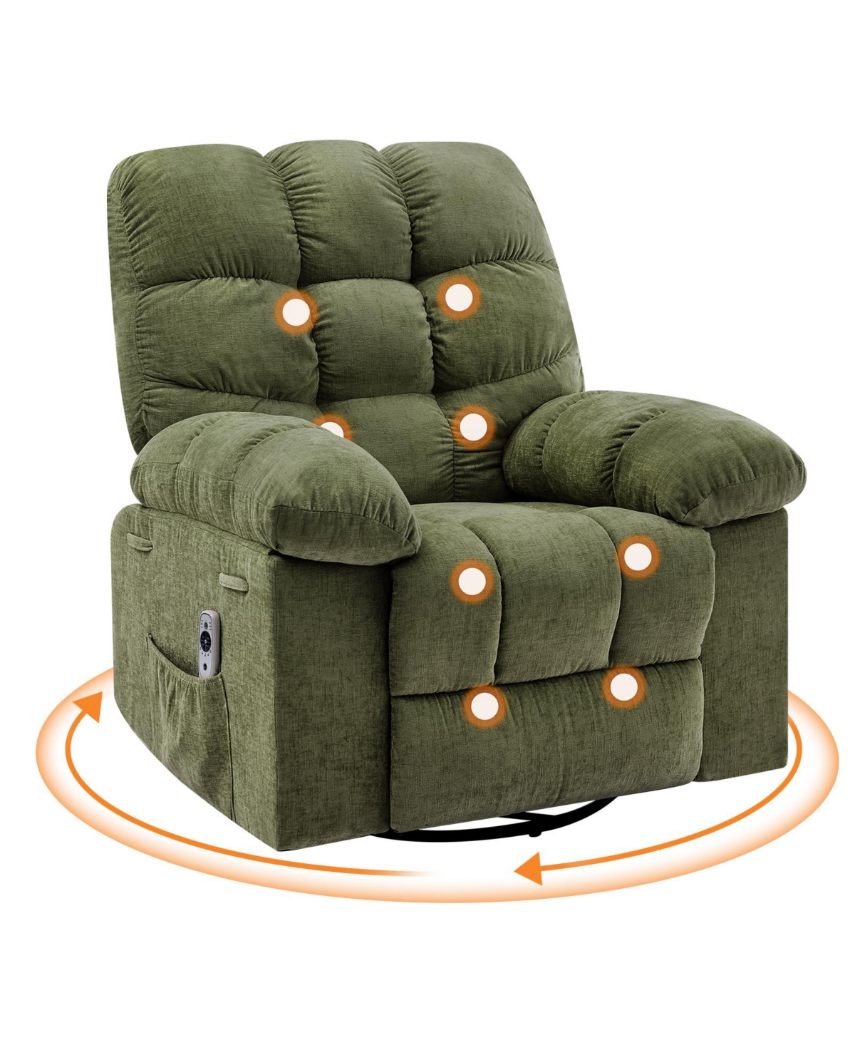 Click here for gaomon 360degree(s) Swivel Recliner Sofa  Rocker R... prices