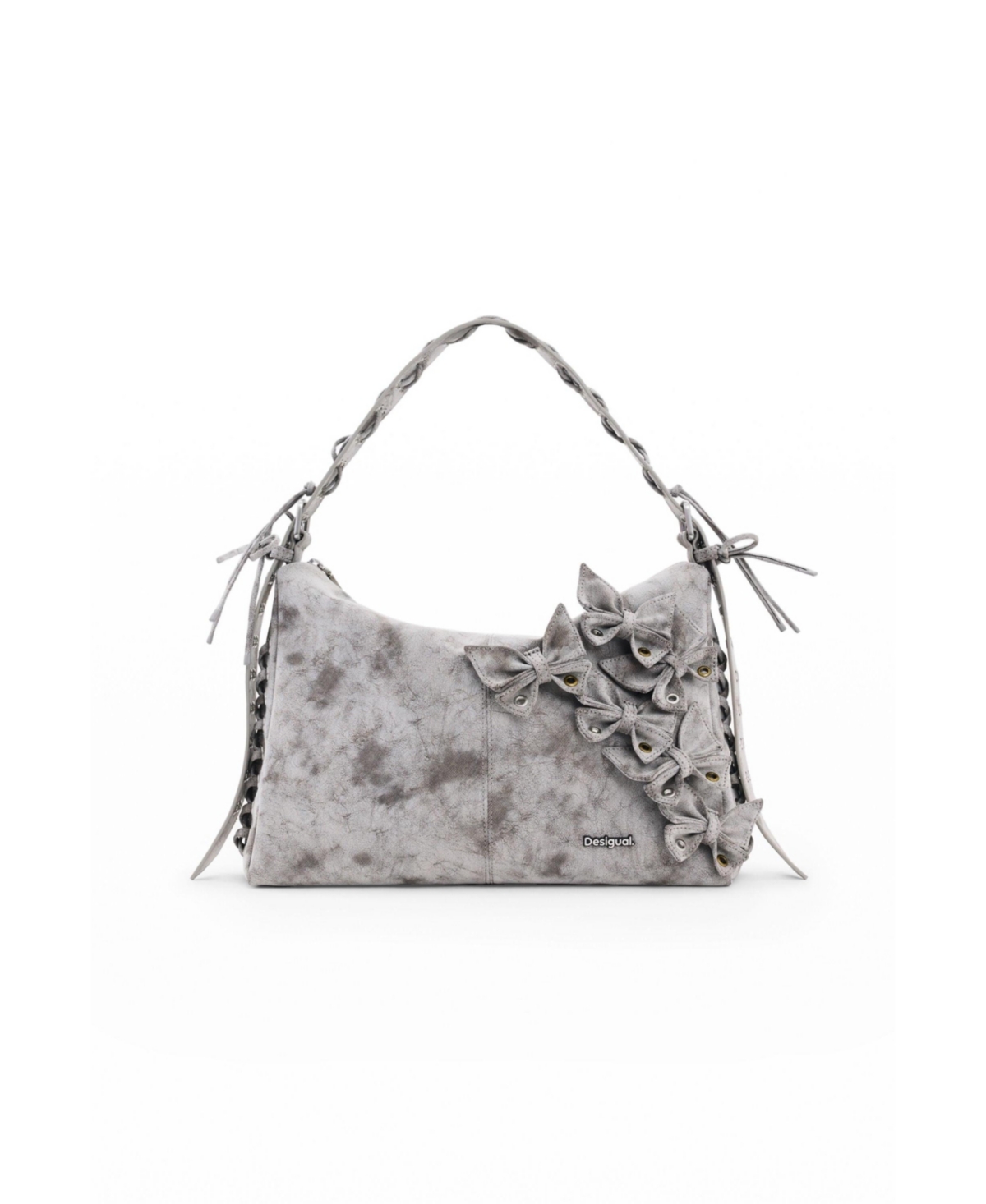 Click here for Desigual Womens Floral Bag - Light gray prices
