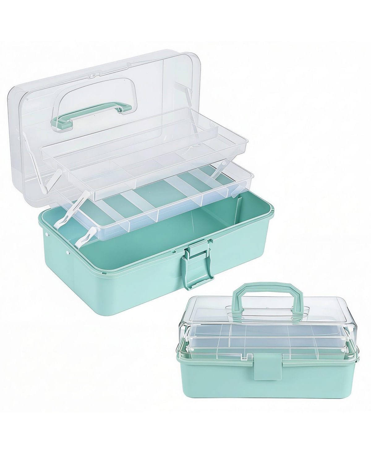Click here for Xdovet 3 Tier Plastic Storage Box Portable Storage... prices