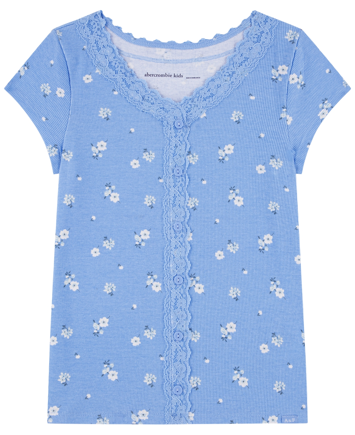 Click here for abercrombie kids Girls 5-16 Lace-Trim Button-Front... prices